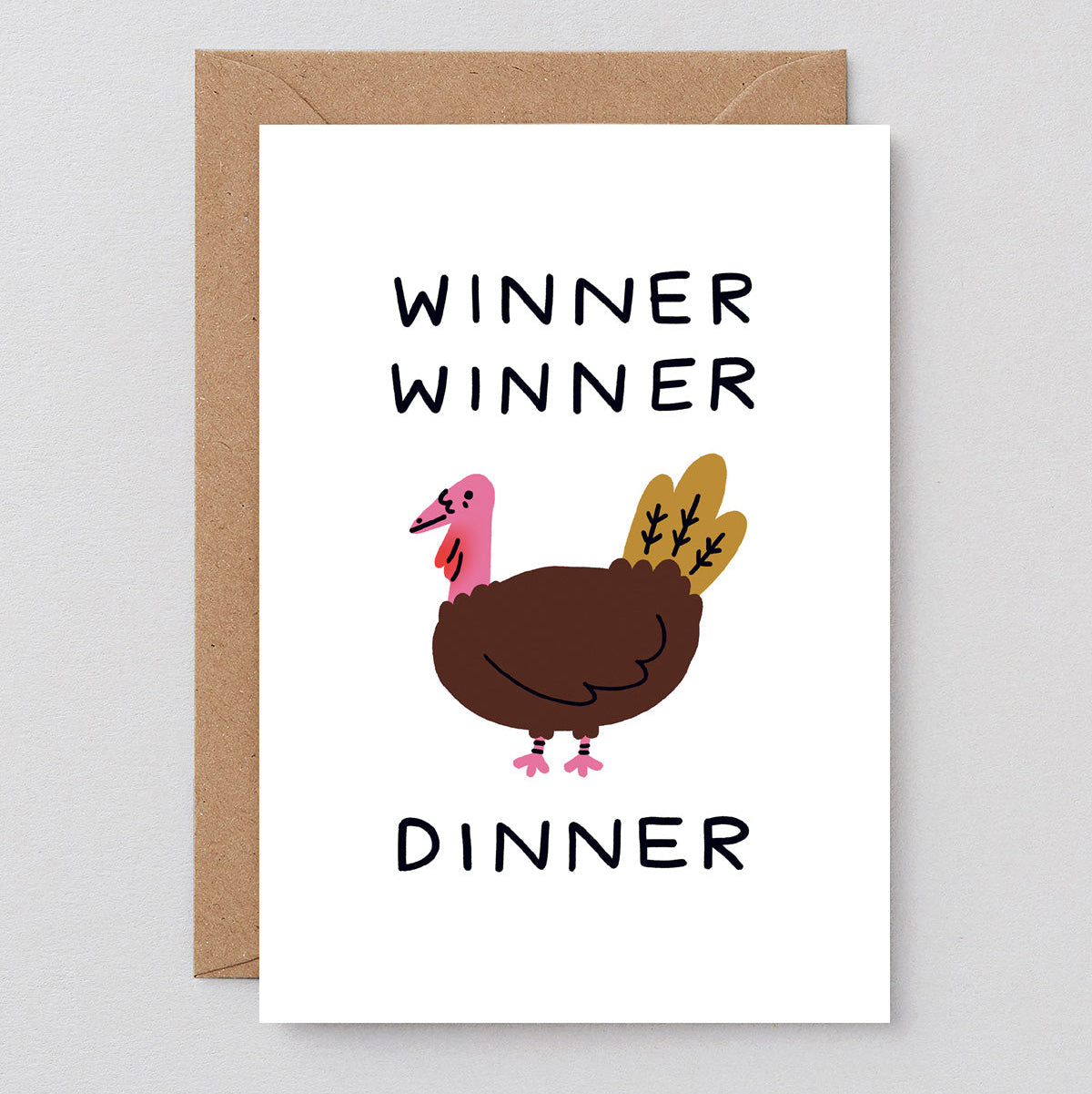 Winner Winner Turkey Dinner Holiday Greeting Card – Soleil