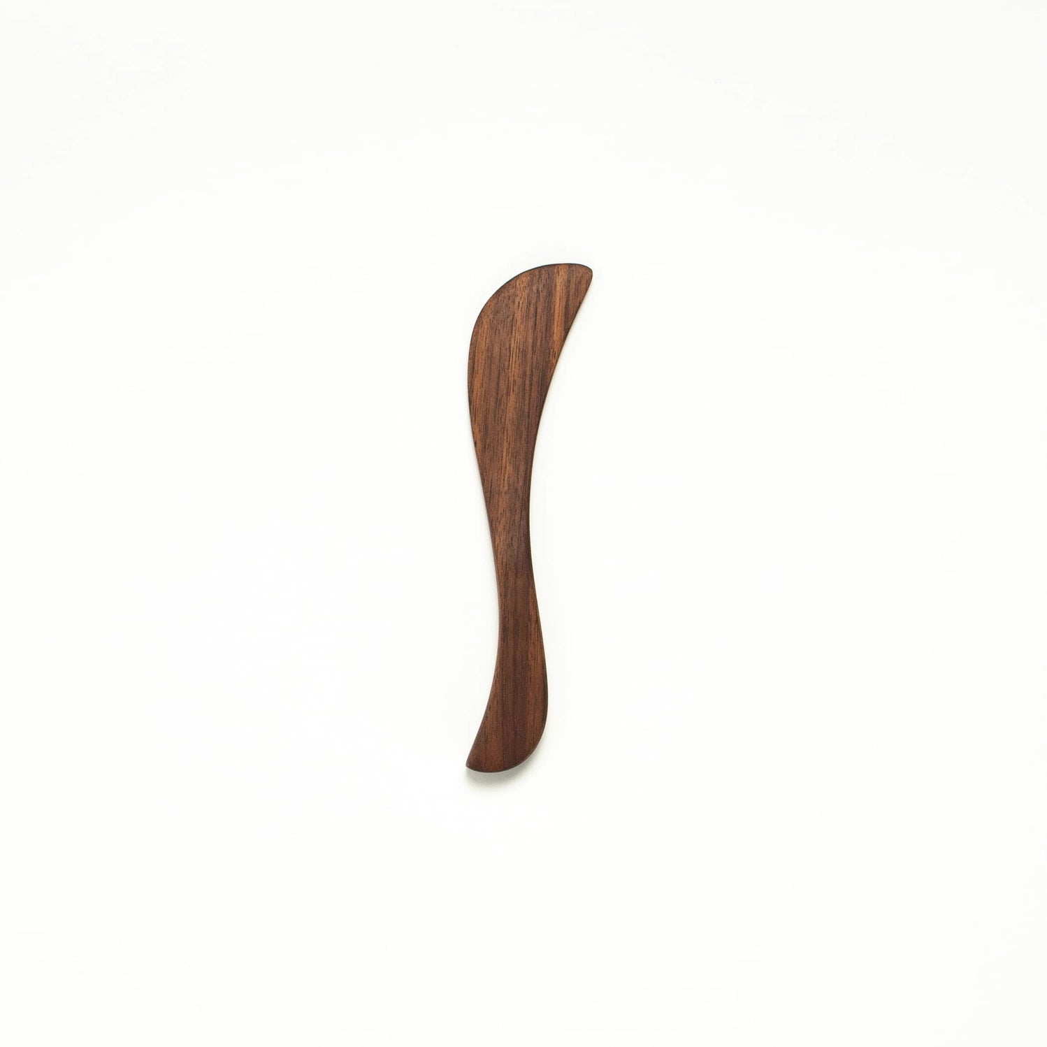 Curved Walnut Wood 6" Spreader – Soleil